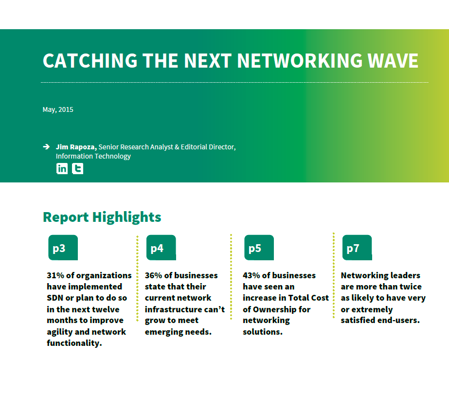 Are You Ready for the Next Wave in Networking? - Aberdeen Strategy ...