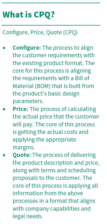 The C in CPQ - Aberdeen Strategy & Research