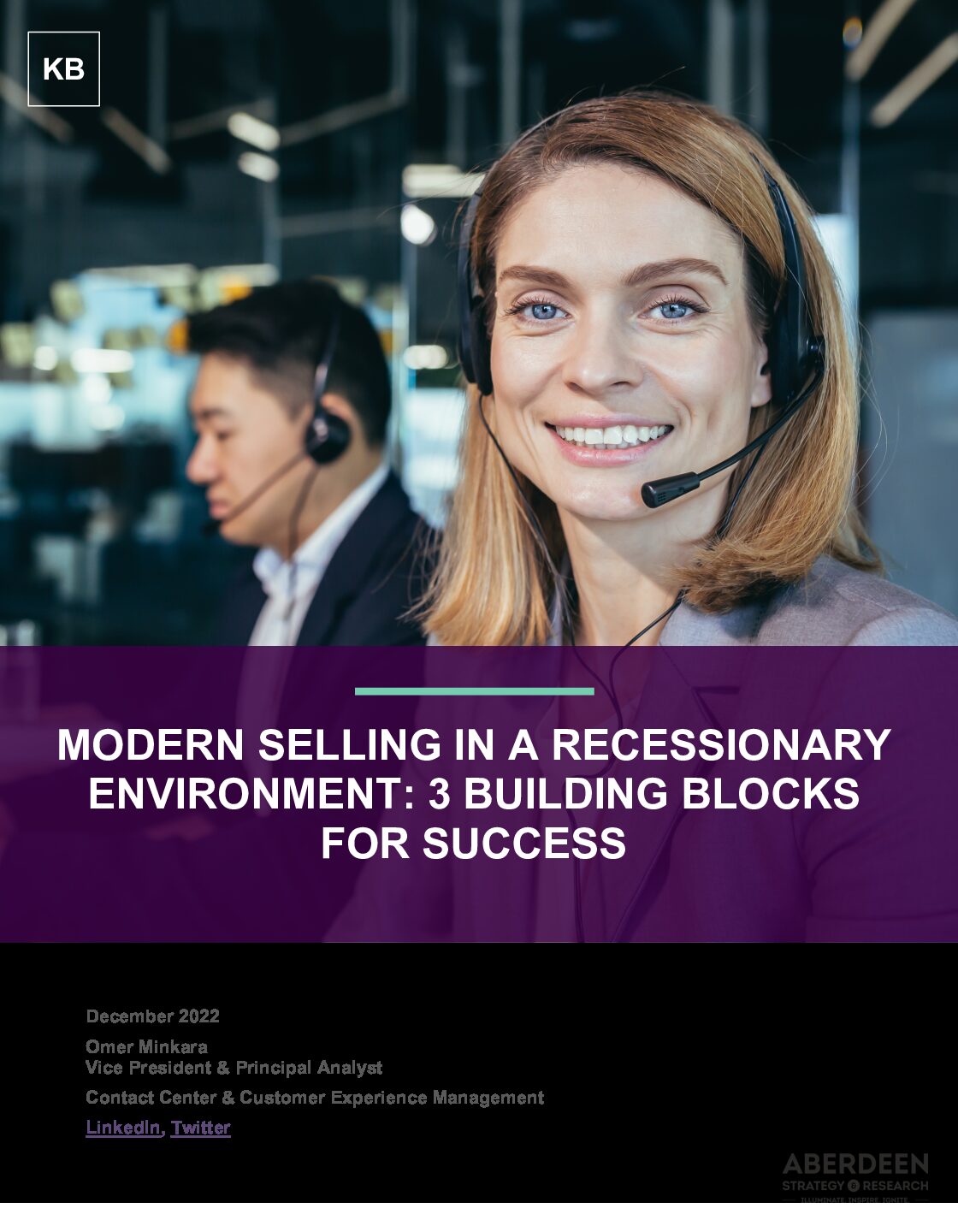 Modern Selling in a Recessionary Environment: 3 Building Blocks for Success - Aberdeen Strategy ...